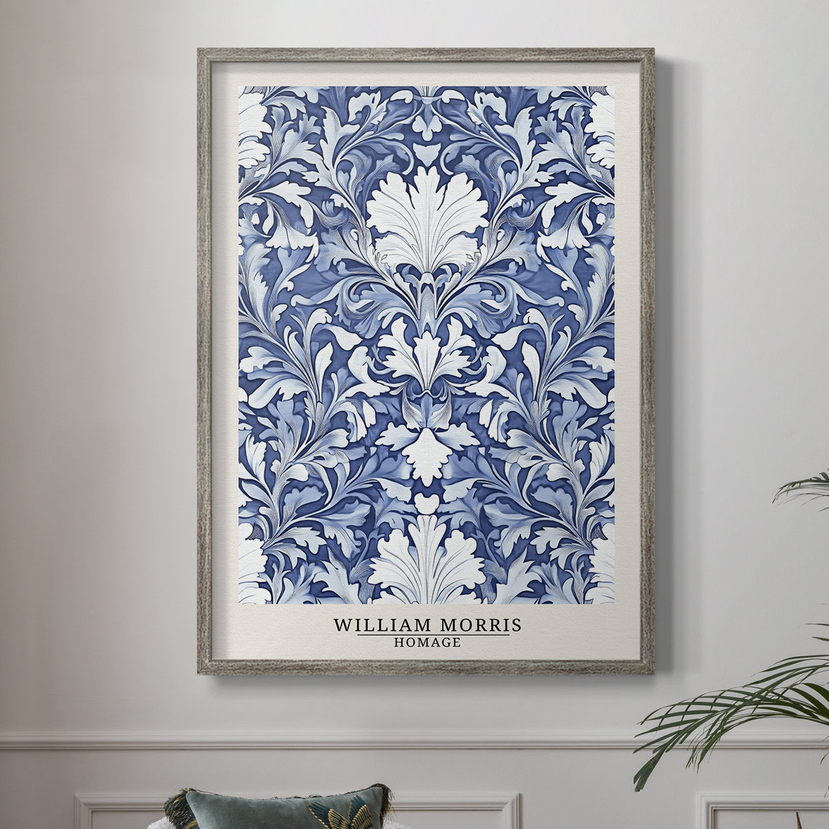 Alcott Hill® WM MORRIS Series DCXXVI Framed Print - Solid Wood | Wayfair