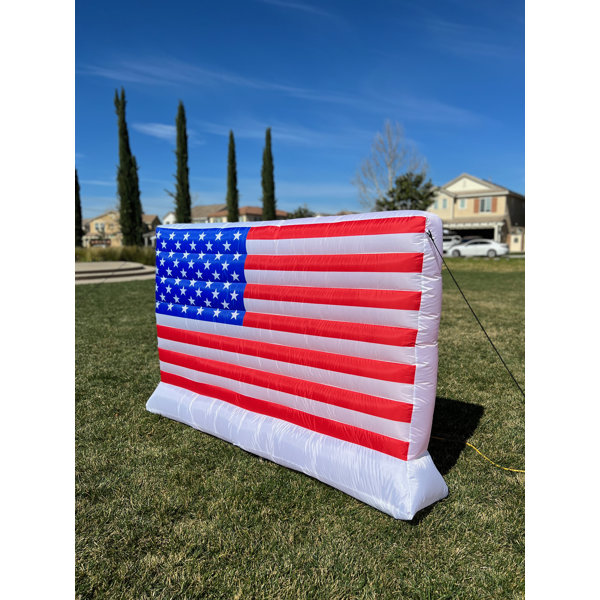 The Holiday Aisle® 6 Foot Long Lighted Patriotic Independence Day 4th ...