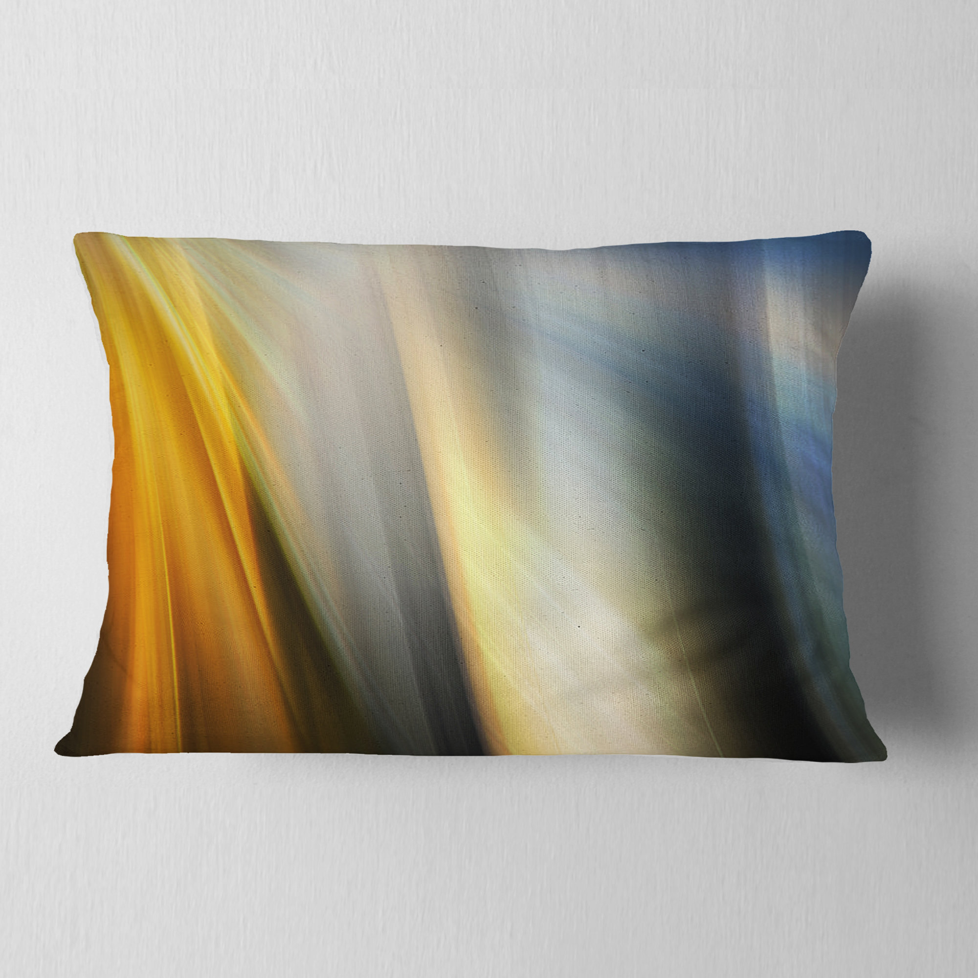 Design Art Rays of Speed Vertical - Abstract Printed Pillow | Wayfair