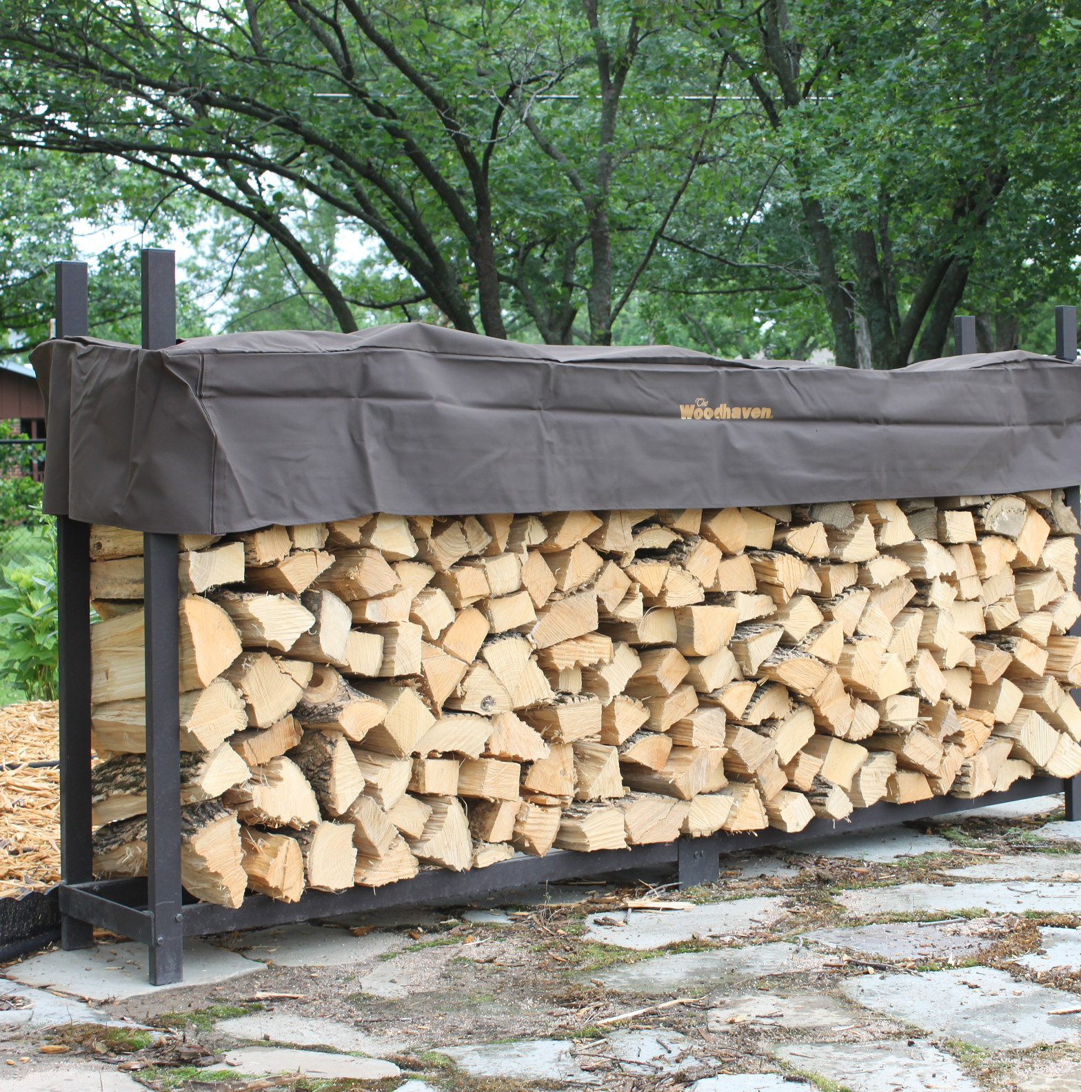 Woodhaven Firewood Log Rack | Wayfair