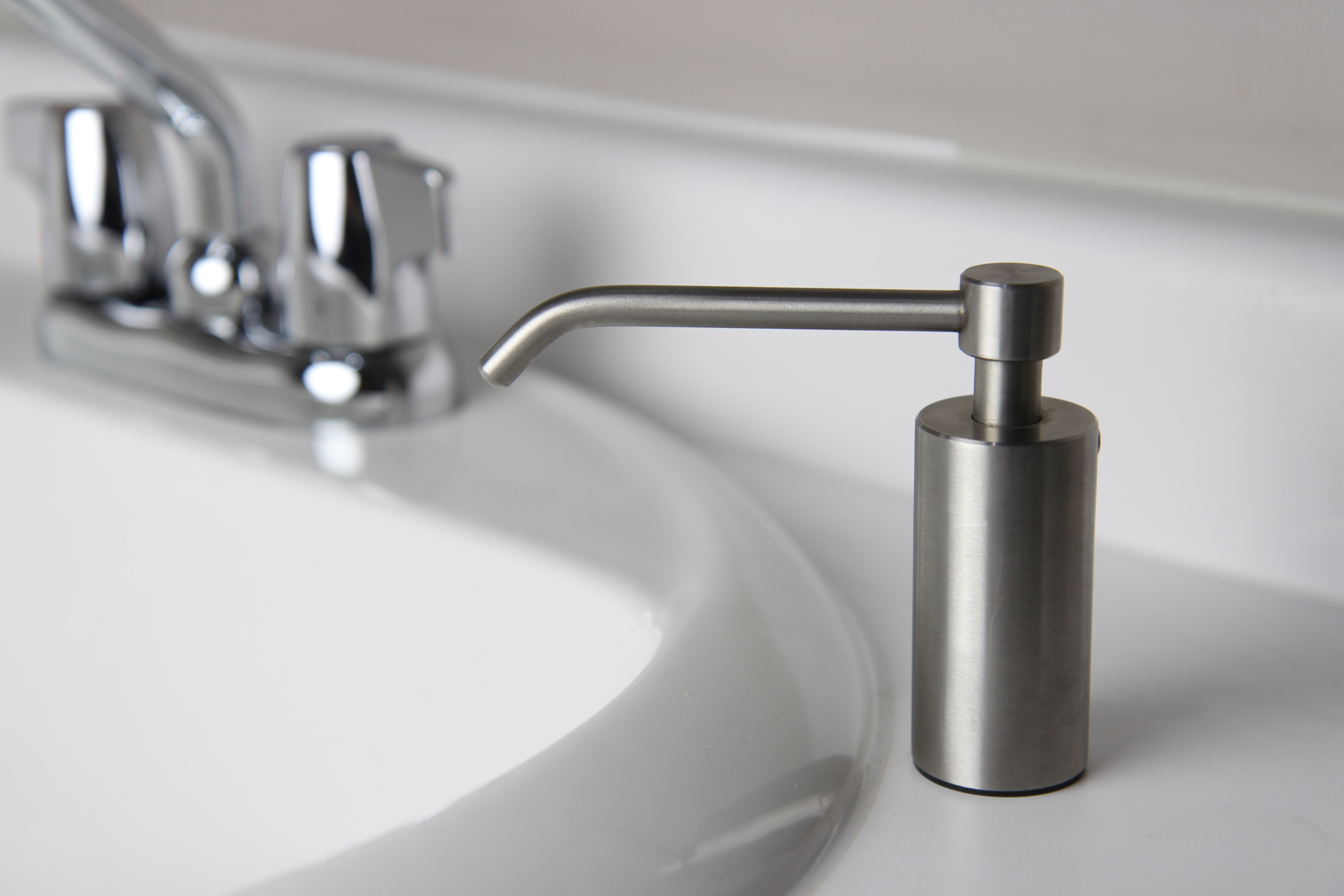 Frost Products Stainless Steel Counter Mounted Foam Soap Dispenser ...