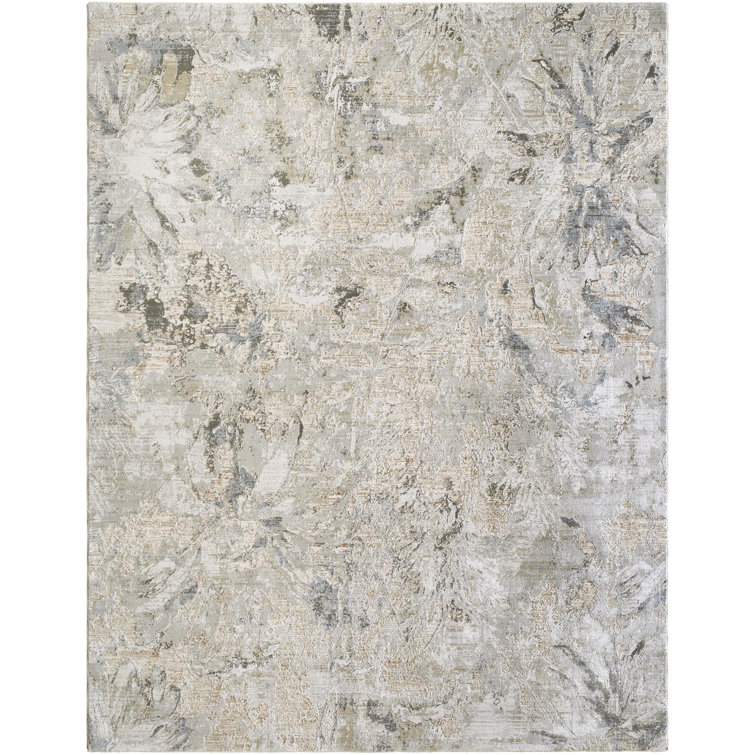 Trent Austin Design® Avia Light Gray/Cream Area Rug | Wayfair