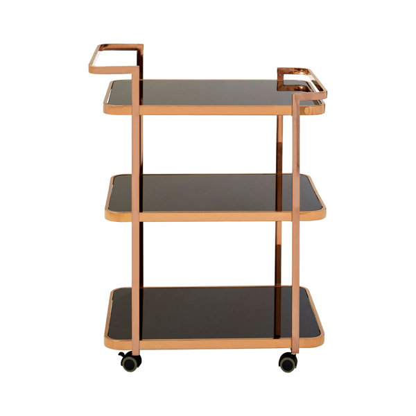 Etta Avenue Geismar Metal Bar Cart | Wayfair.co.uk