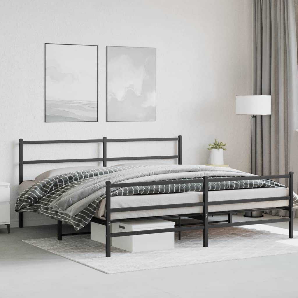 Ebern Designs Ataman Metal Open-Frame Bed | Wayfair