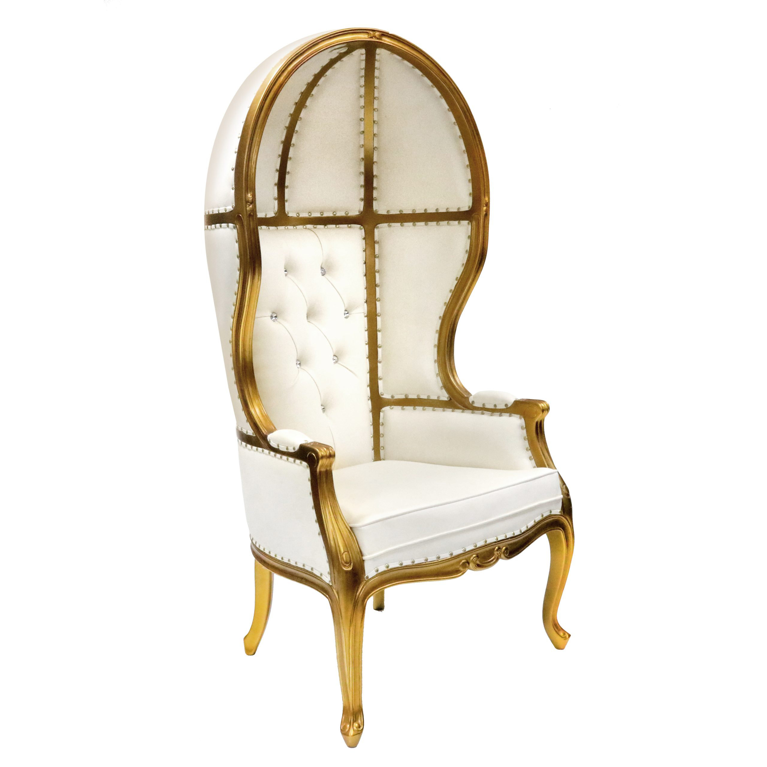 Rosdorf Park Balloon Canopy Hood Throne Lounge Chair | Wayfair