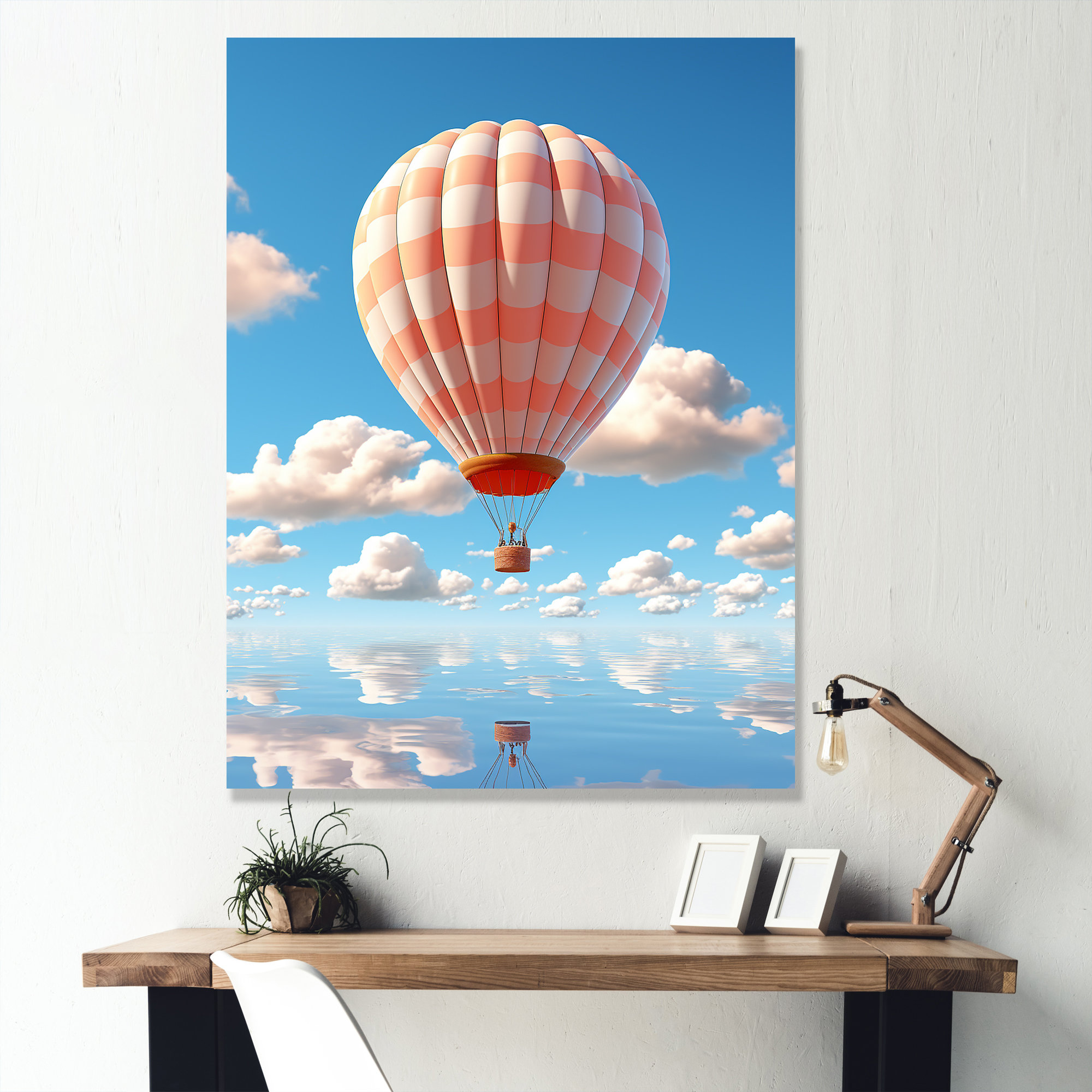 George Oliver Skyhigh Balloon Whimsy II - Hot Air Balloon Wall Art ...