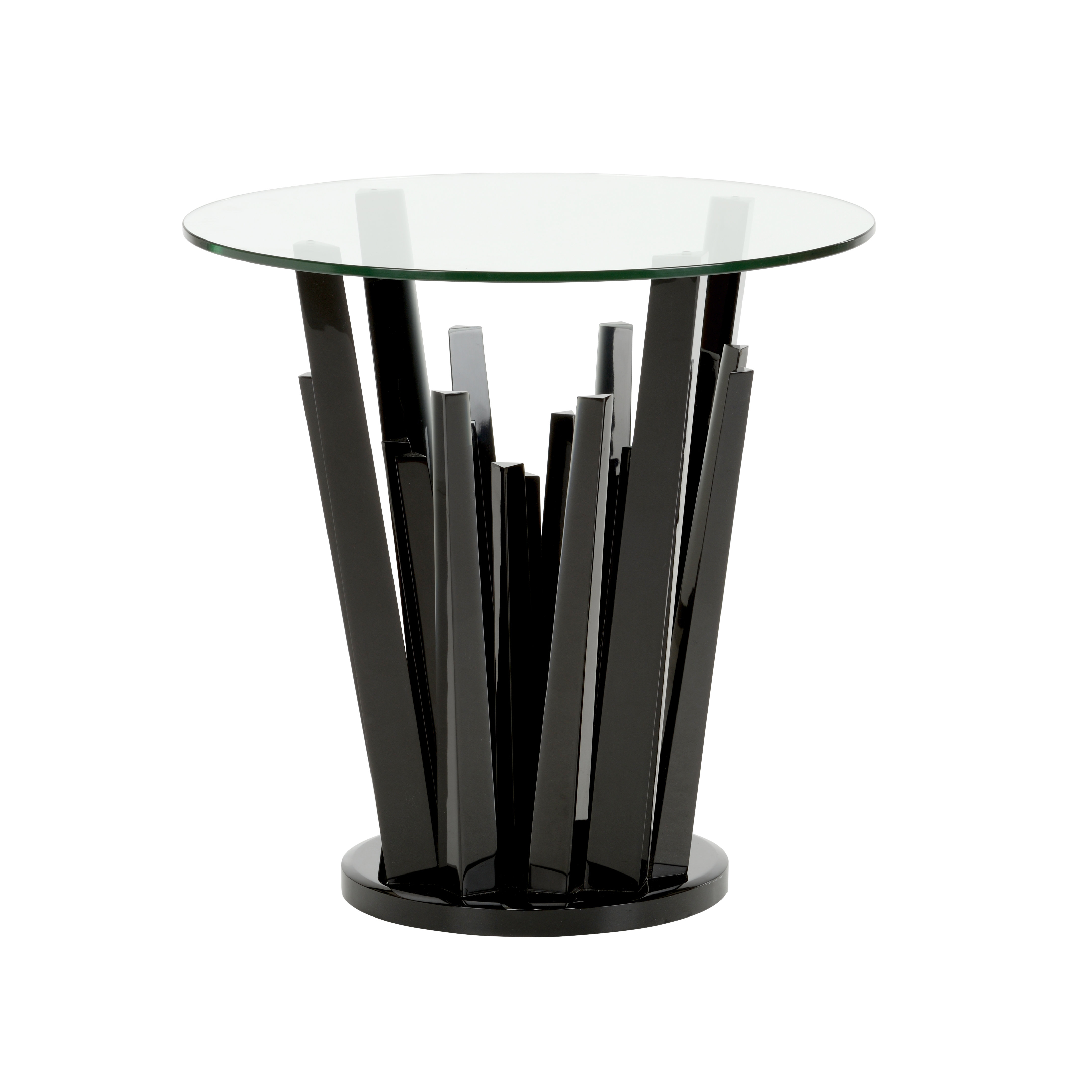 Wildwood Geode Glass Abstract End Table | Wayfair