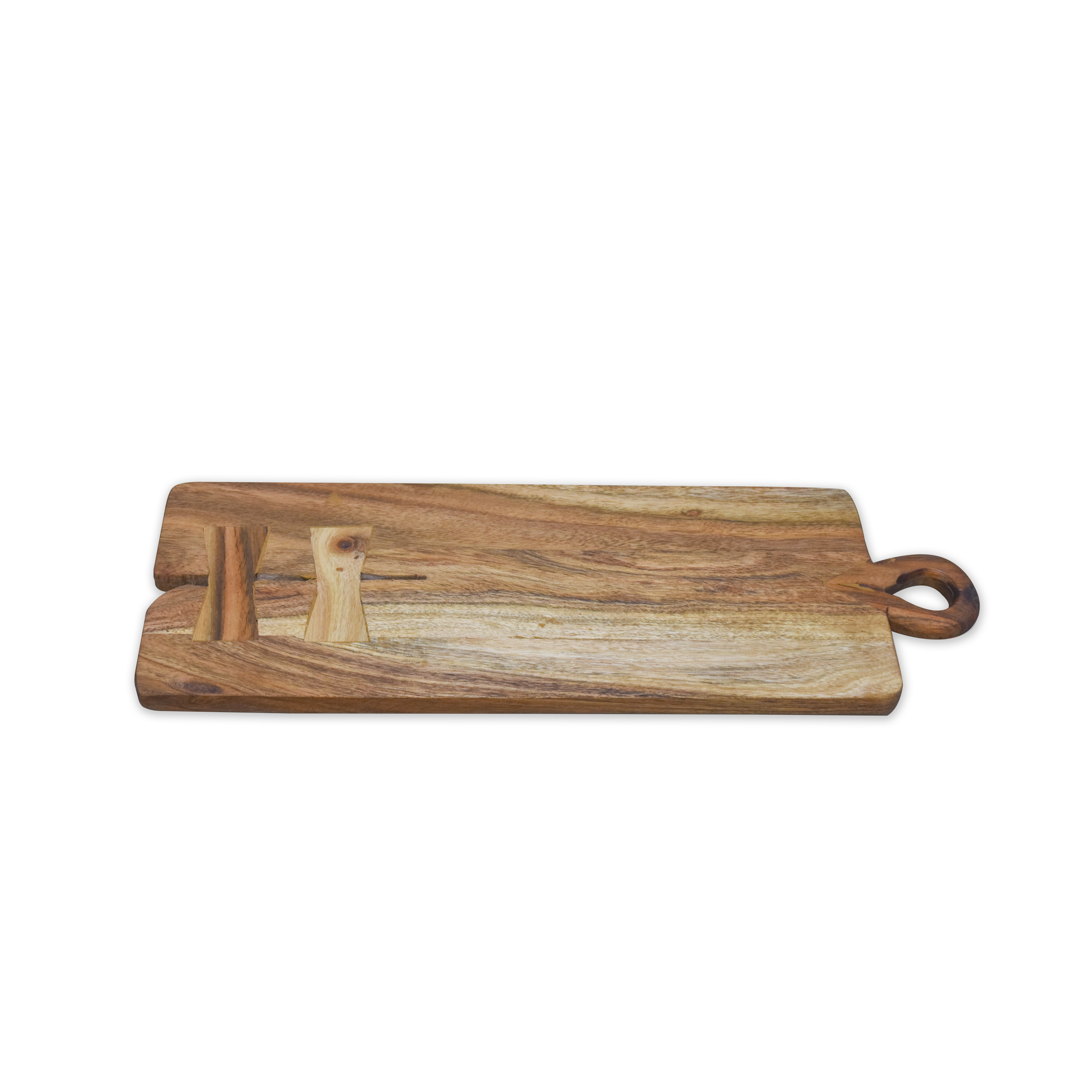 Millwood Pines Teardrop Acacia Wooden Cheese Platter | Wayfair