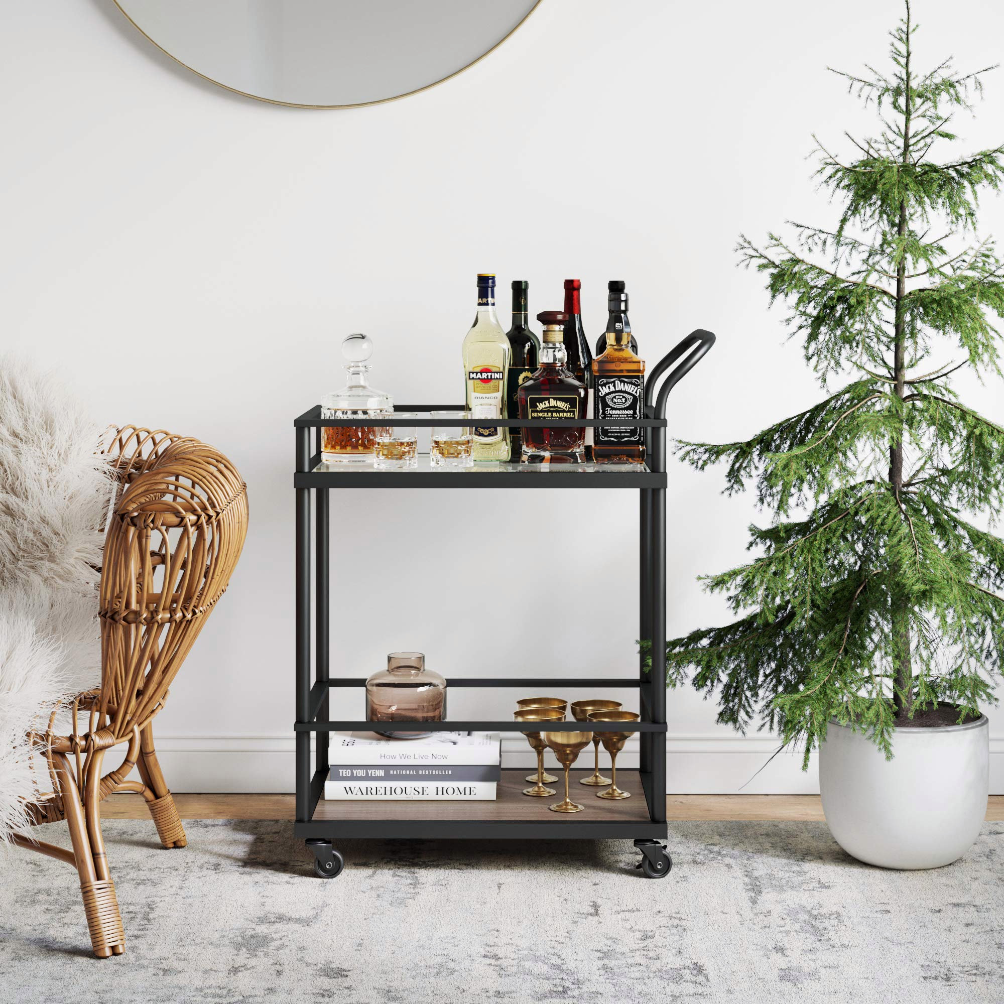 17 Stories Grissinger Bart Cart "& Reviews" | Wayfair