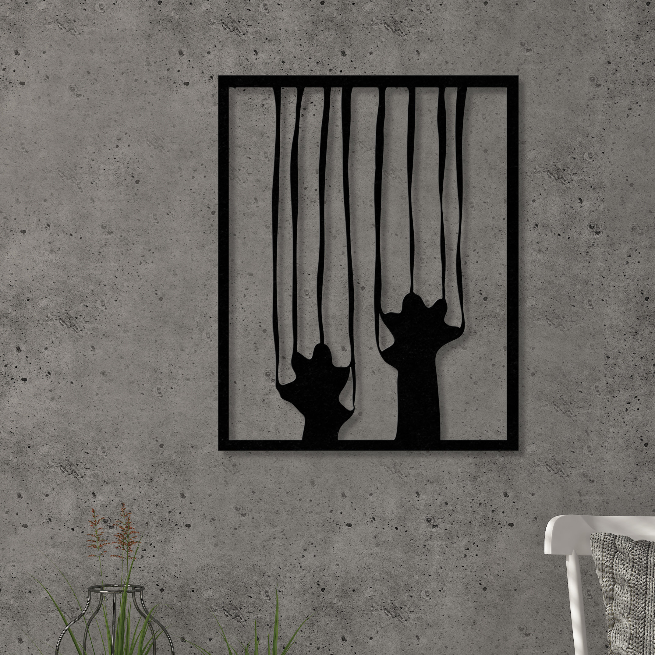 East Urban Home Art Series Scratch Metal Wall Décor & Reviews | Wayfair