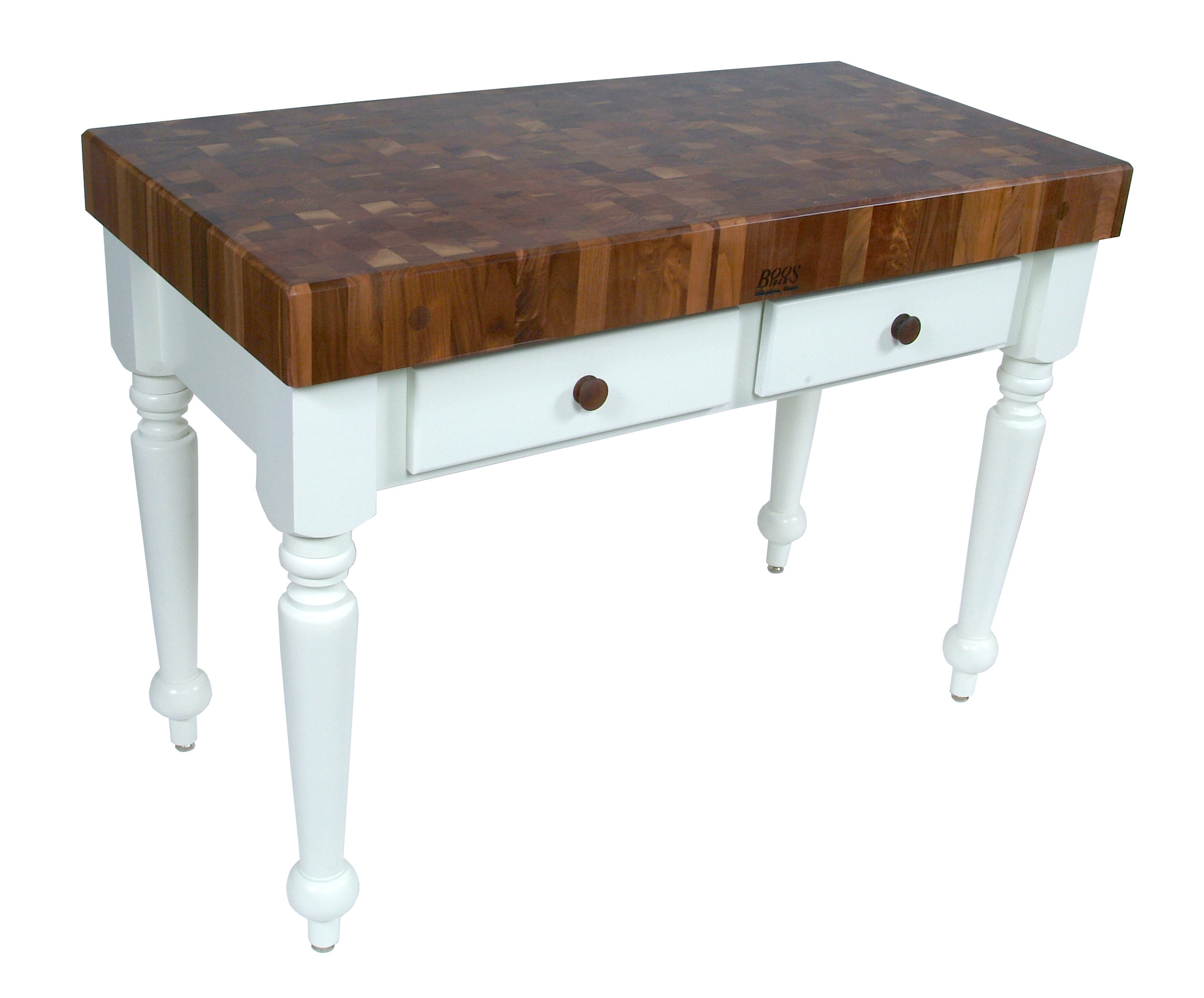 John Boos American Heritage Prep Table with American Black Walnut Top ...