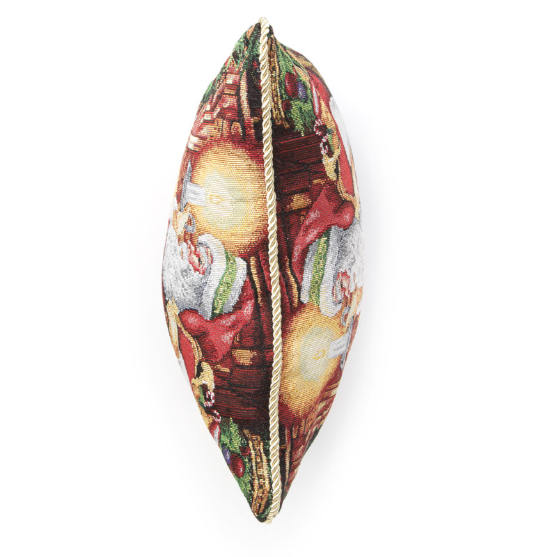 Violet Linen Santa Claus Design Throw Pillow & Reviews | Wayfair