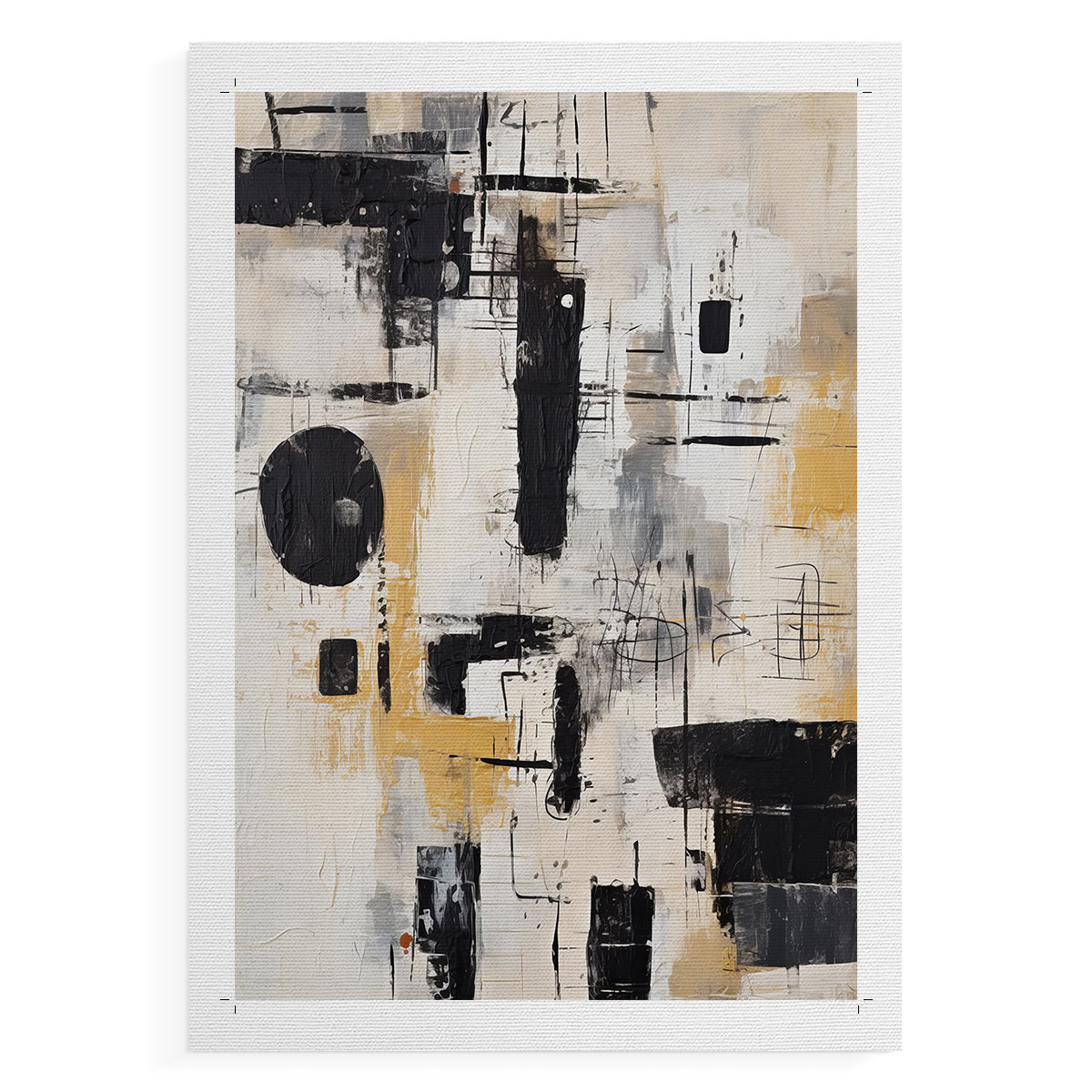 Ivy Bronx ABSTRACT Series CCCLXXXVII -Canvas Print Only - NOT FRAMED ...