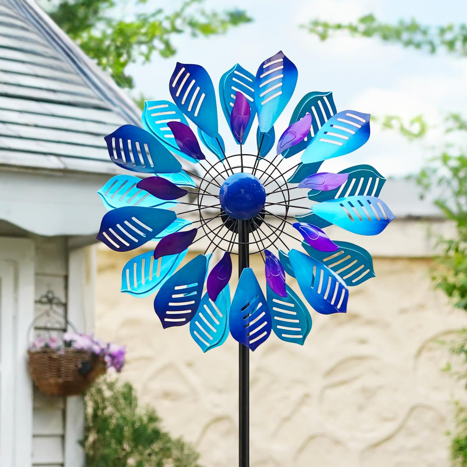 Arlmont & Co. Outdoor Metal Garden Decorative Wind Spinners - Wayfair ...