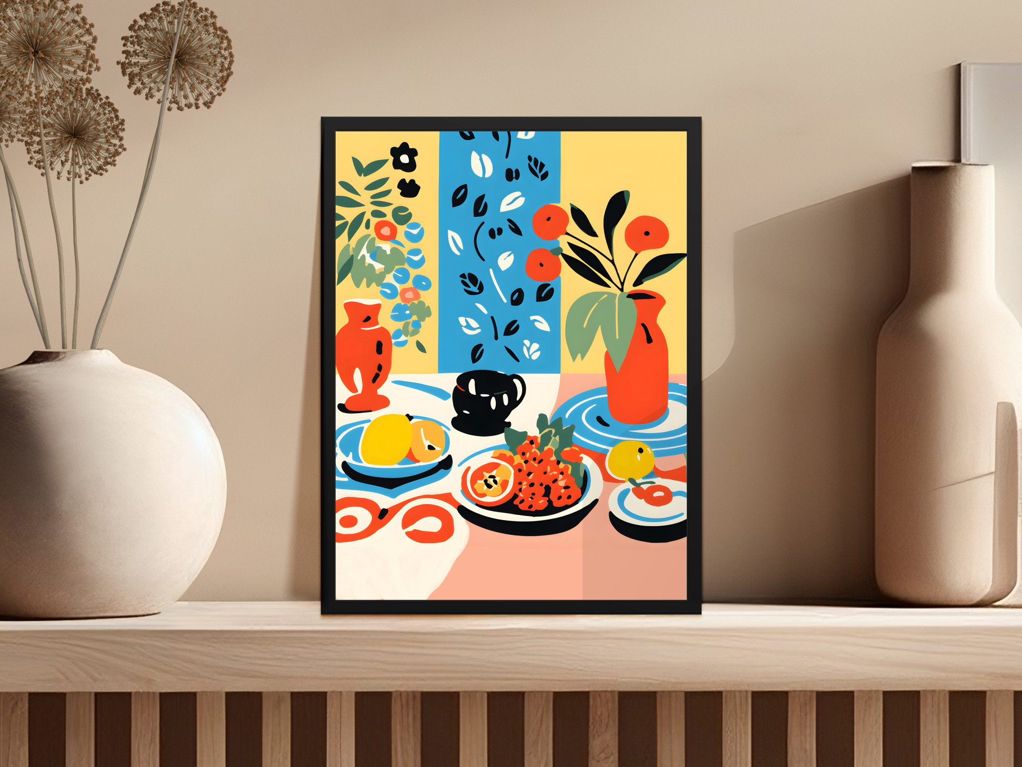 Lark Manor Colorful Still Life Bright Home Decor Art Design Poster ...