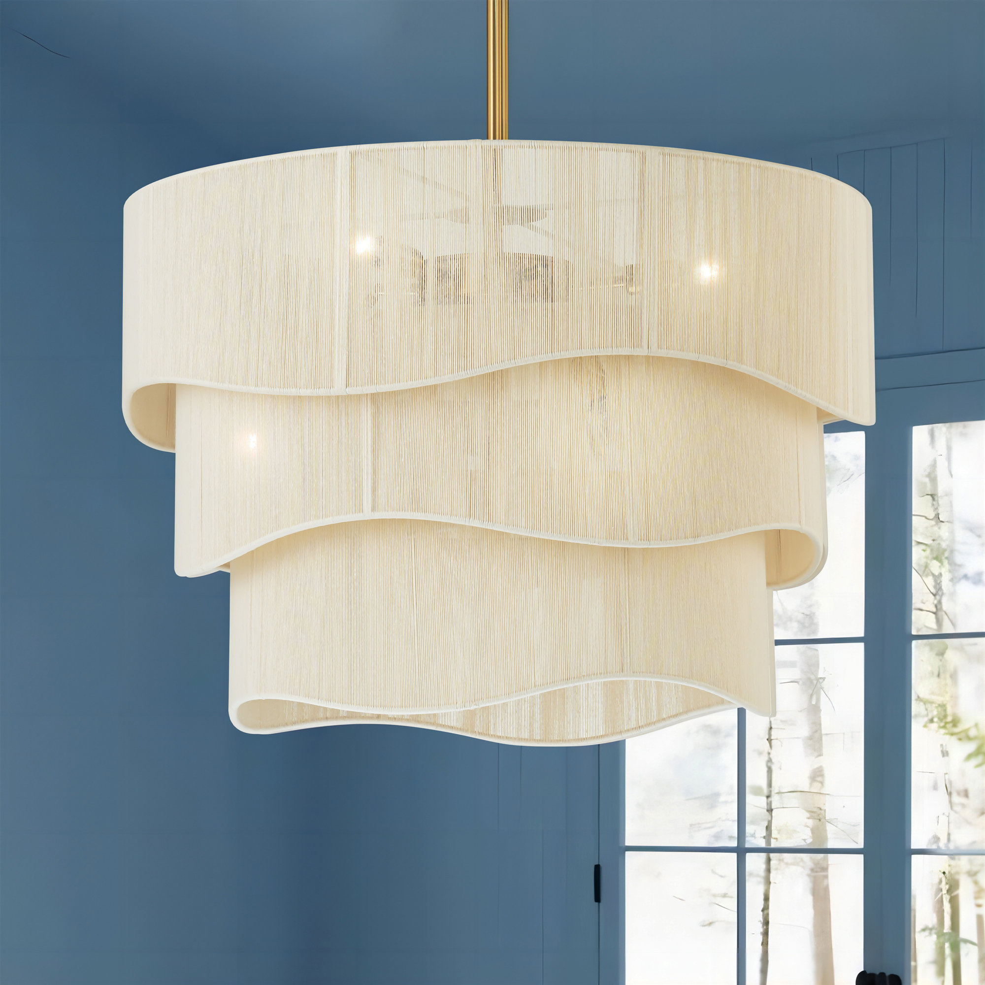 Mercer41 Ashli 6-Light Boho Dimmable Tiered Drum Chandelier "& Reviews ...