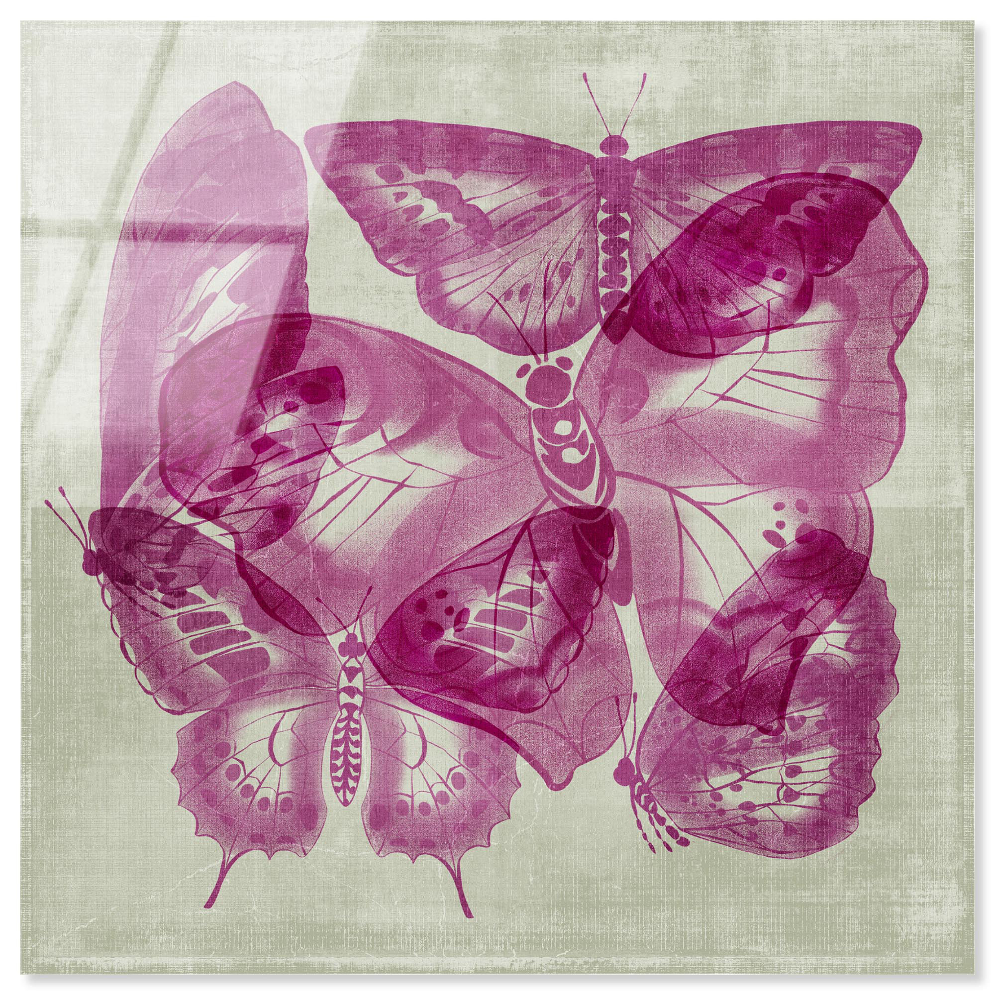 Orren Ellis Fluttering Wings Acrylic Butterfly Art by Art Remedy, Ready to Hang - Wayfair Canada