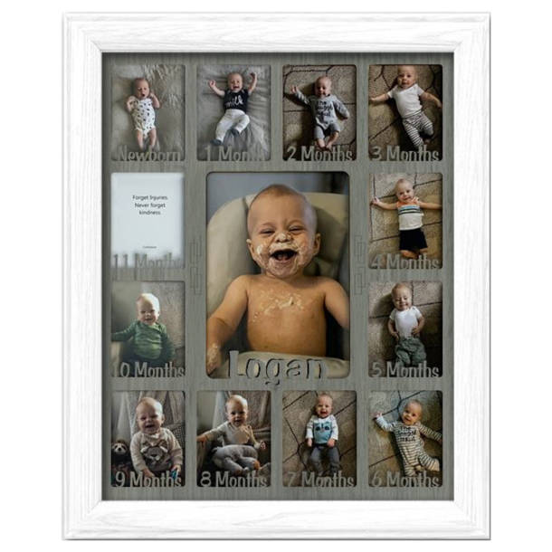 17 Stories Kline Wood Collage Picture Frame - Set of 9 & Reviews ...