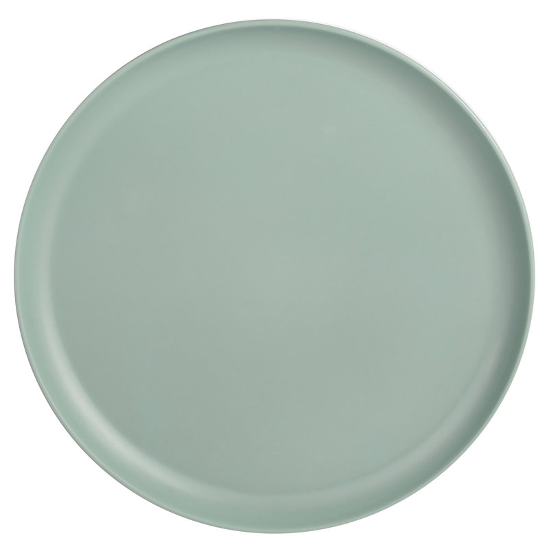 Ebern Designs Diedri Crest 12 Piece Stackable Melamine Dinnerware Set ...