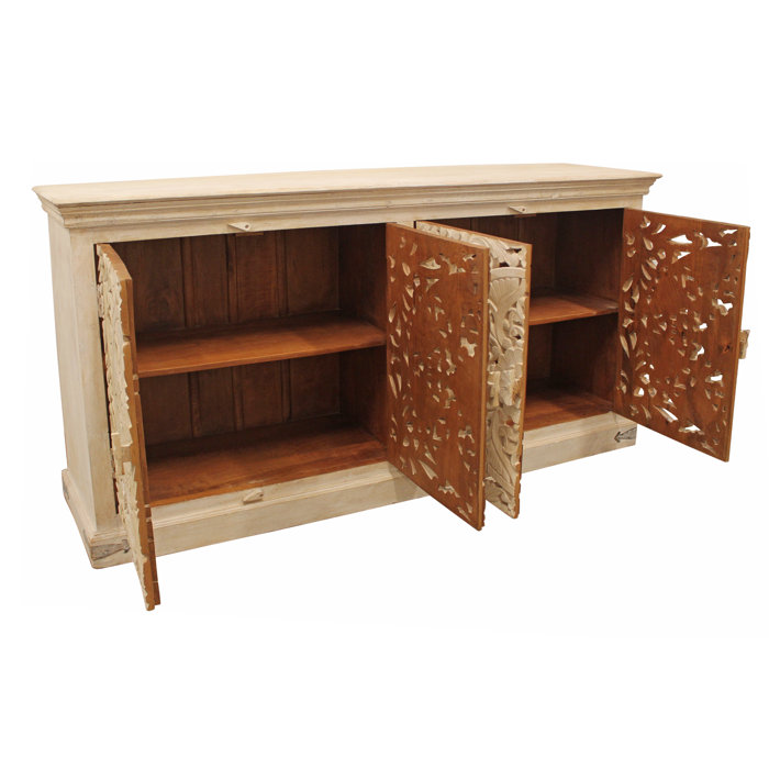 Langley Street Erie 71'' Solid Wood Sideboard & Reviews | Wayfair