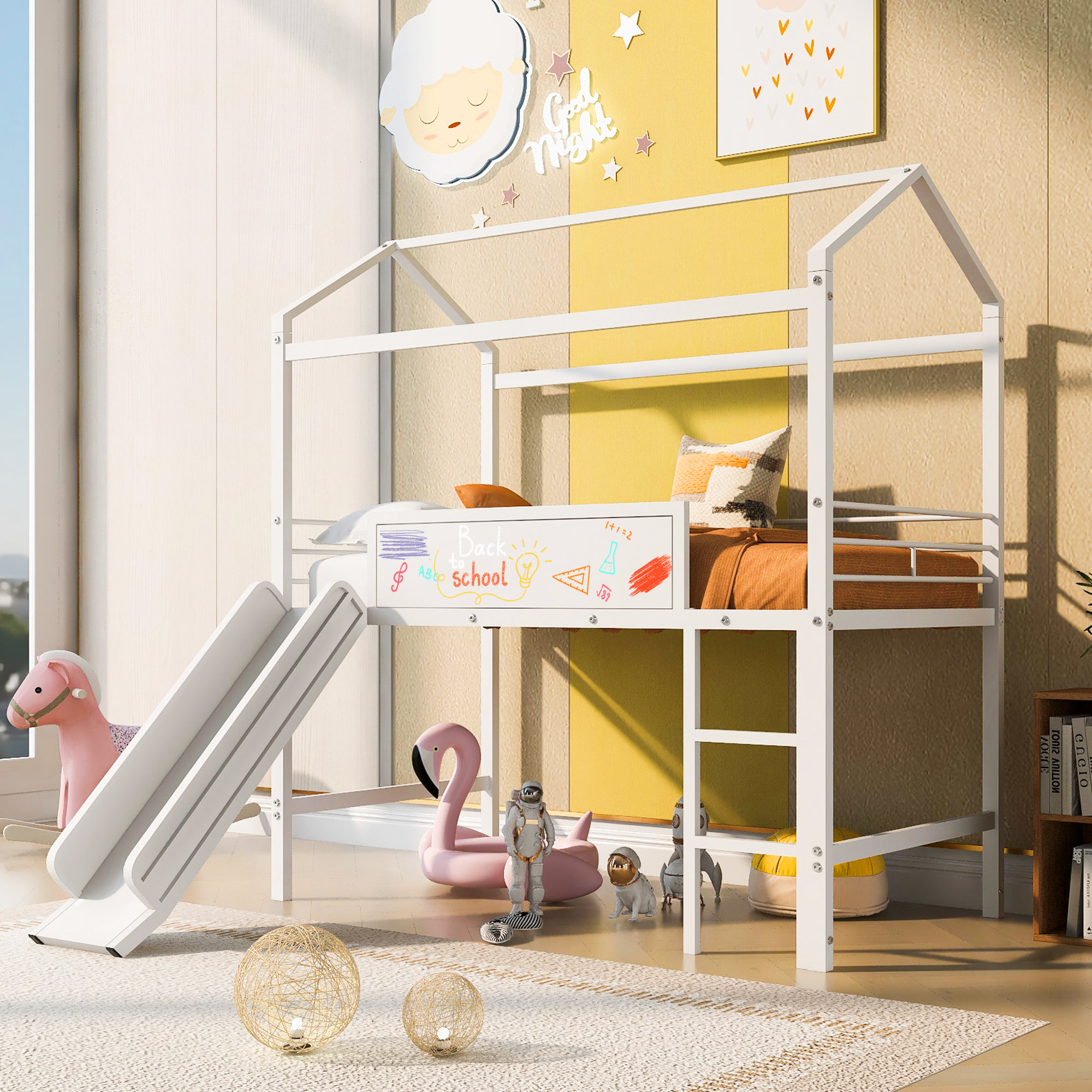 Harper Orchard Wanetta Kids Twin Loft Bed | Wayfair