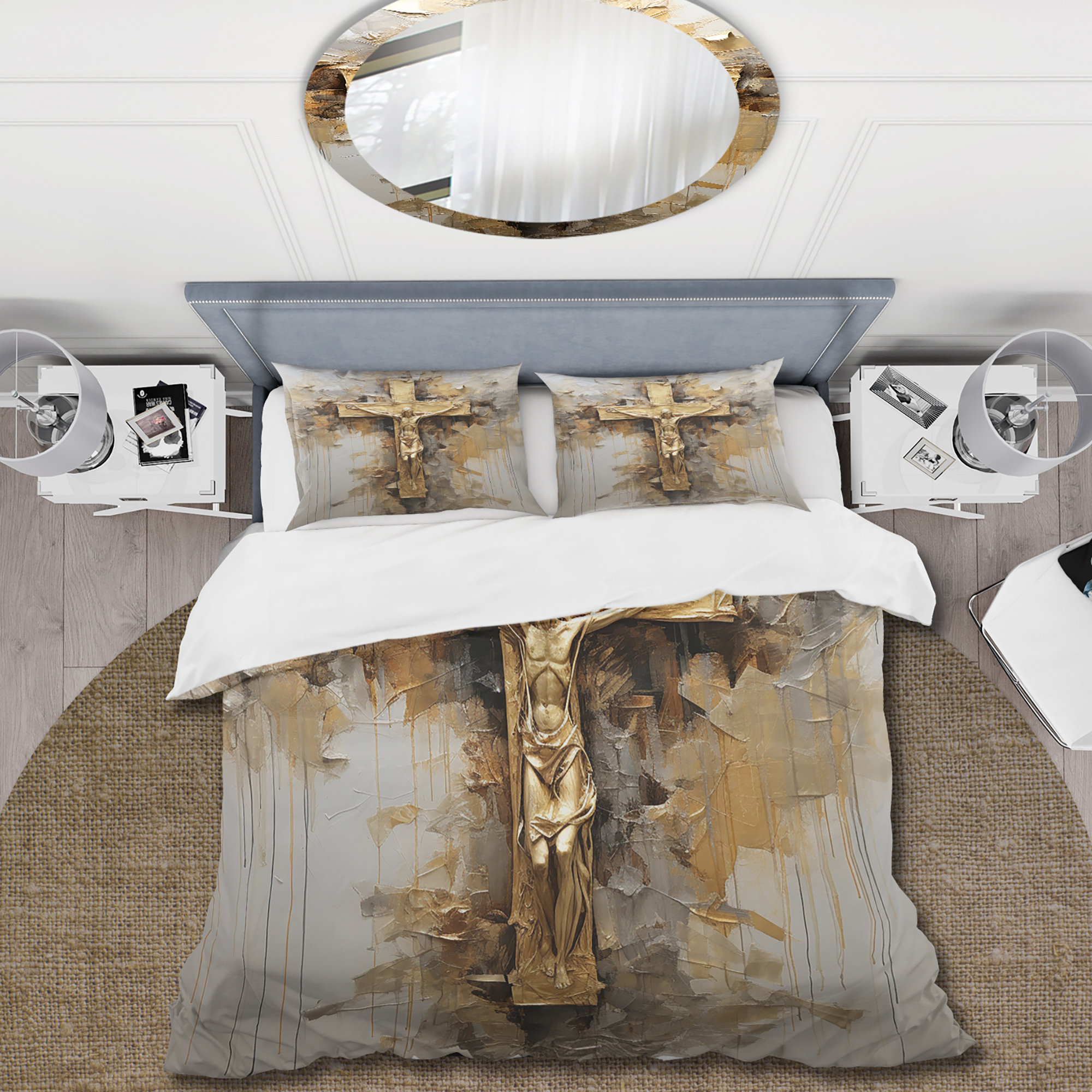 Design Art Minimalism Jesus Cross Religious I - Religious Landscape ...