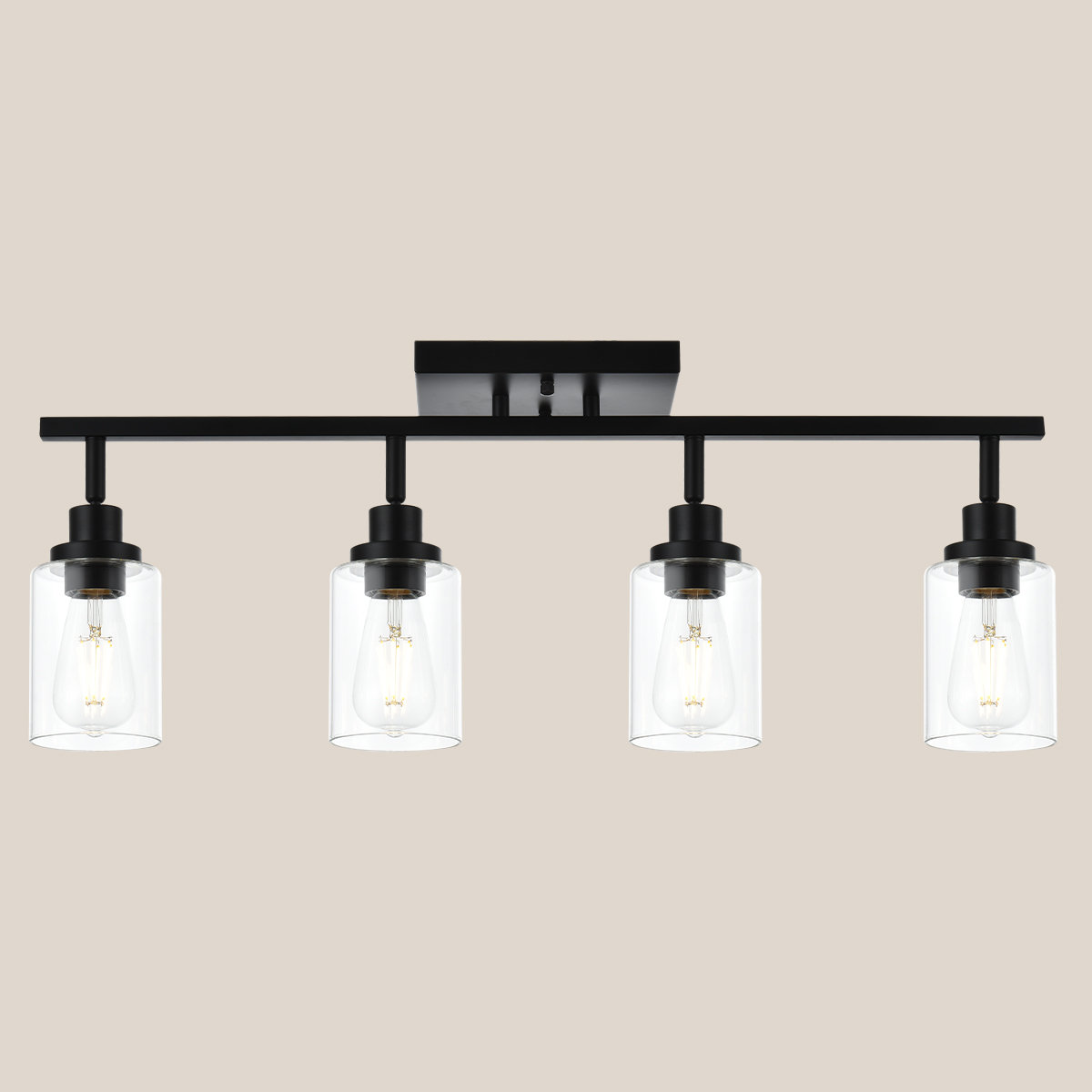 Latitude Run® 4-Light Track Vanity Light, Ceiling Light, Ajustable ...