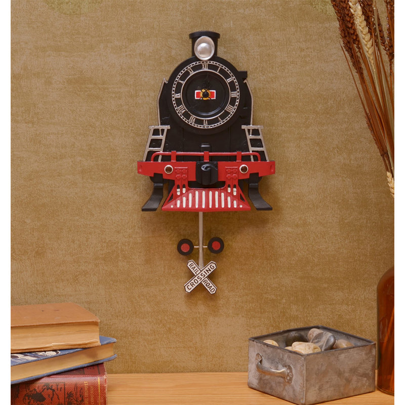 Trent Austin Design® Resin Vintage Steam Engine Train Pendulum Wall ...