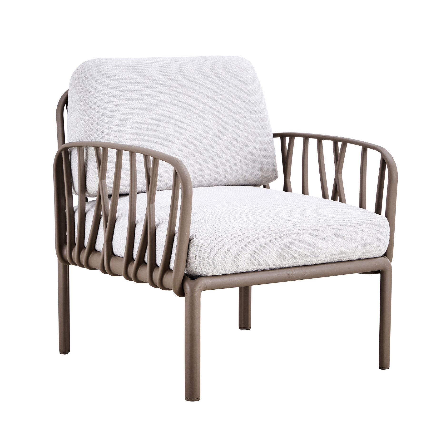 Canora Grey 2 Single Armchairs For Patio, Poolside Place. Plastic With ...