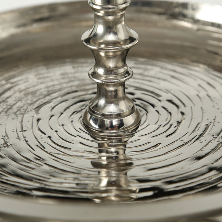 Charlton Home® Shelia Aluminum 3 Tiered Stand & Reviews | Wayfair