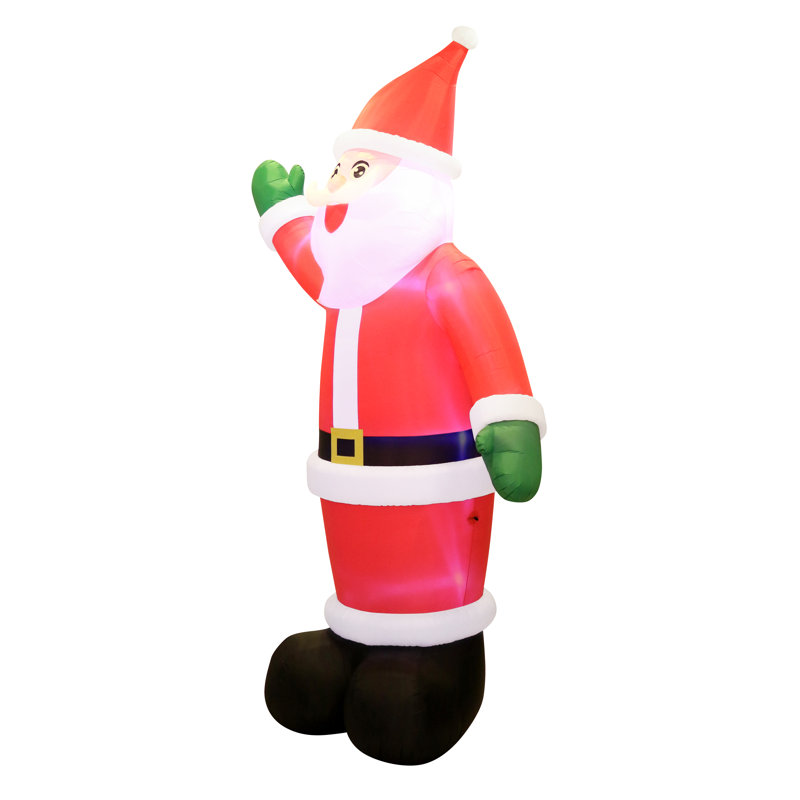 The Holiday Aisle® Santa Inflatable & Reviews | Wayfair