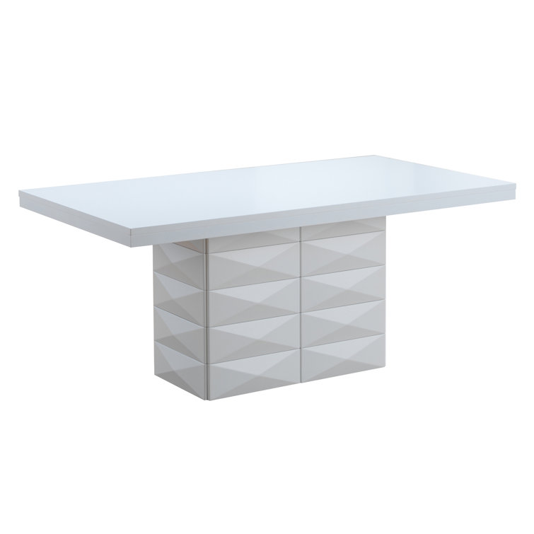 Brayden Studio® Bunton Wood Modern Rectangular Dining Room Table | Wayfair