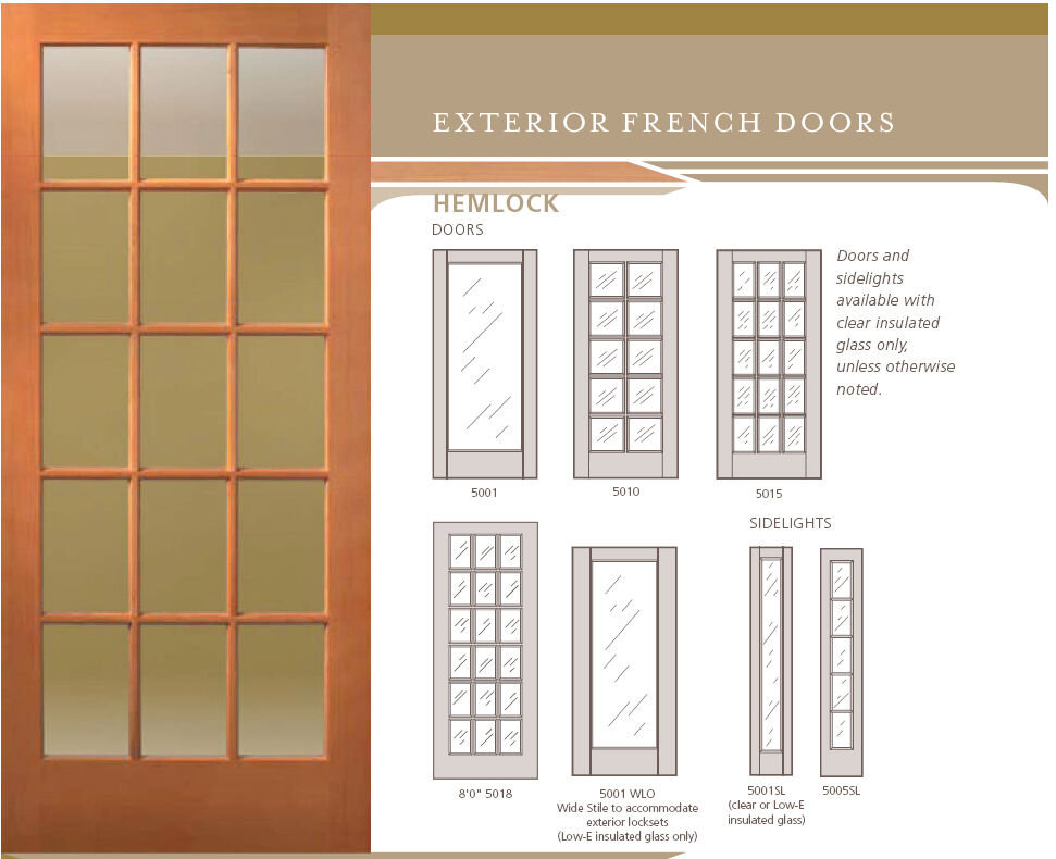 ALL STAR CUSTOM KITCHENS LLC 150'' x 185'' Glass Wood Back Doors | Wayfair