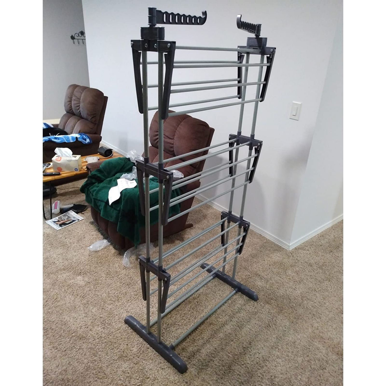 Rebrilliant Stainless Steel Foldable Freestanding Drying Rack | Wayfair