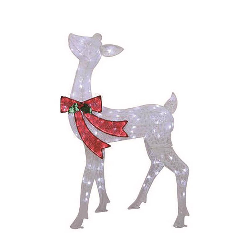 The Holiday Aisle® LED Fawn 34.5 in. Yard Decor | Wayfair