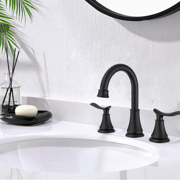 LIYONG Widespread Faucet Bathroom Faucet | Wayfair