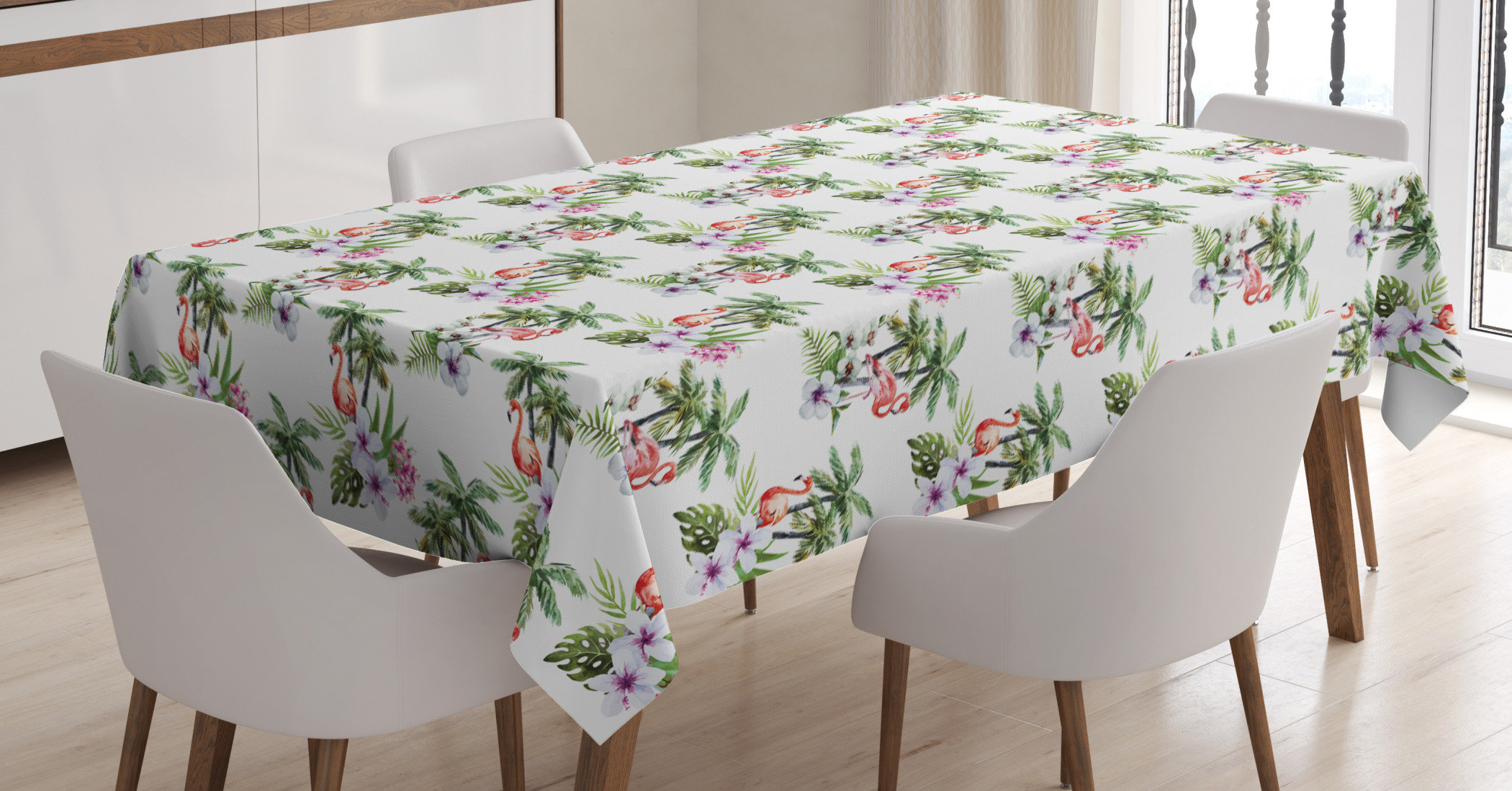 East Urban Home Palm Tree Tablecloth | Wayfair