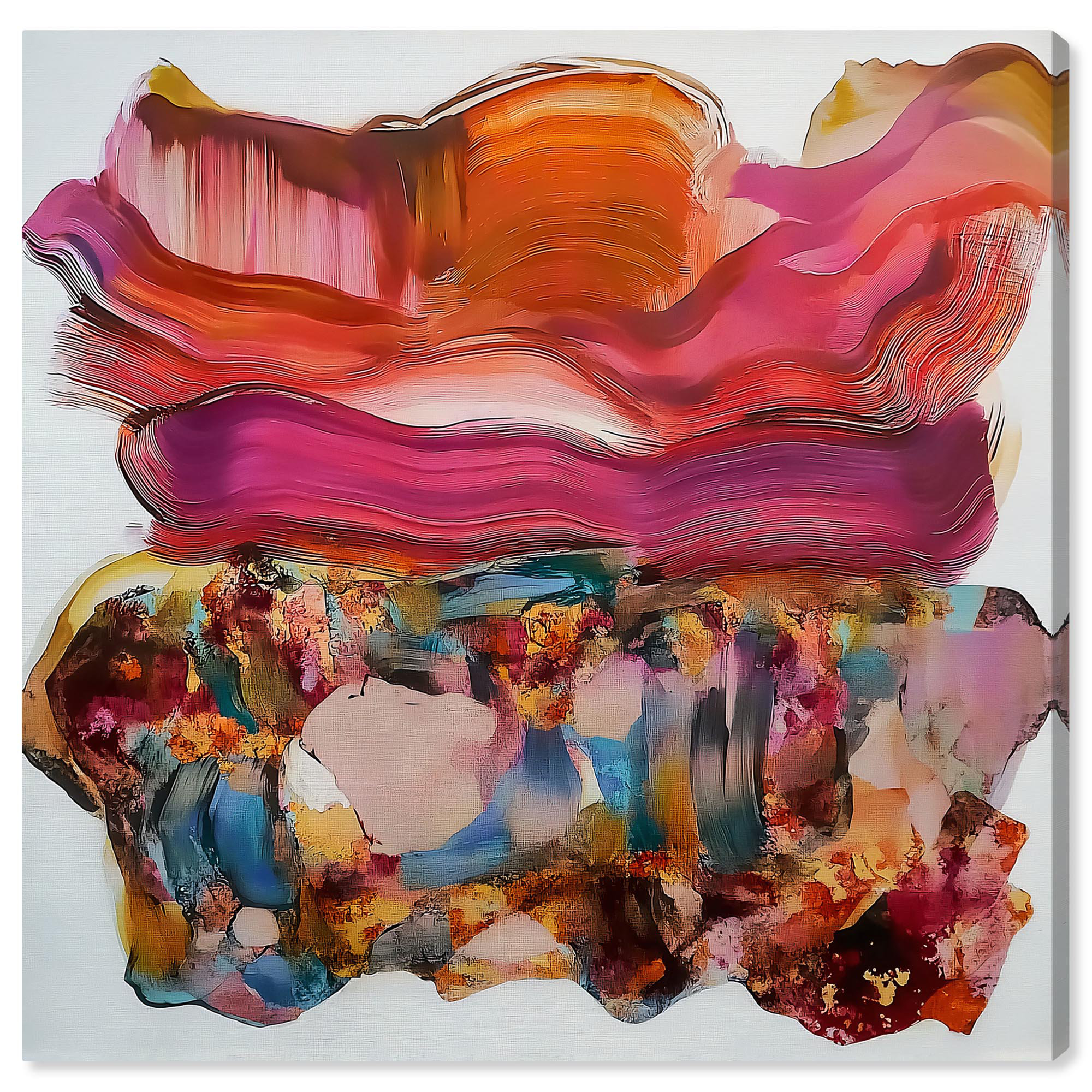 Art Remedy Flow State II Canvas Watercolor Abstracts by Art Remedy ...