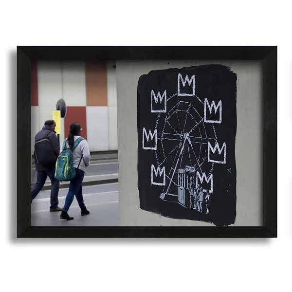 Brayden Studio Crown Ferris Wheel - Single Picture Frame Print ...