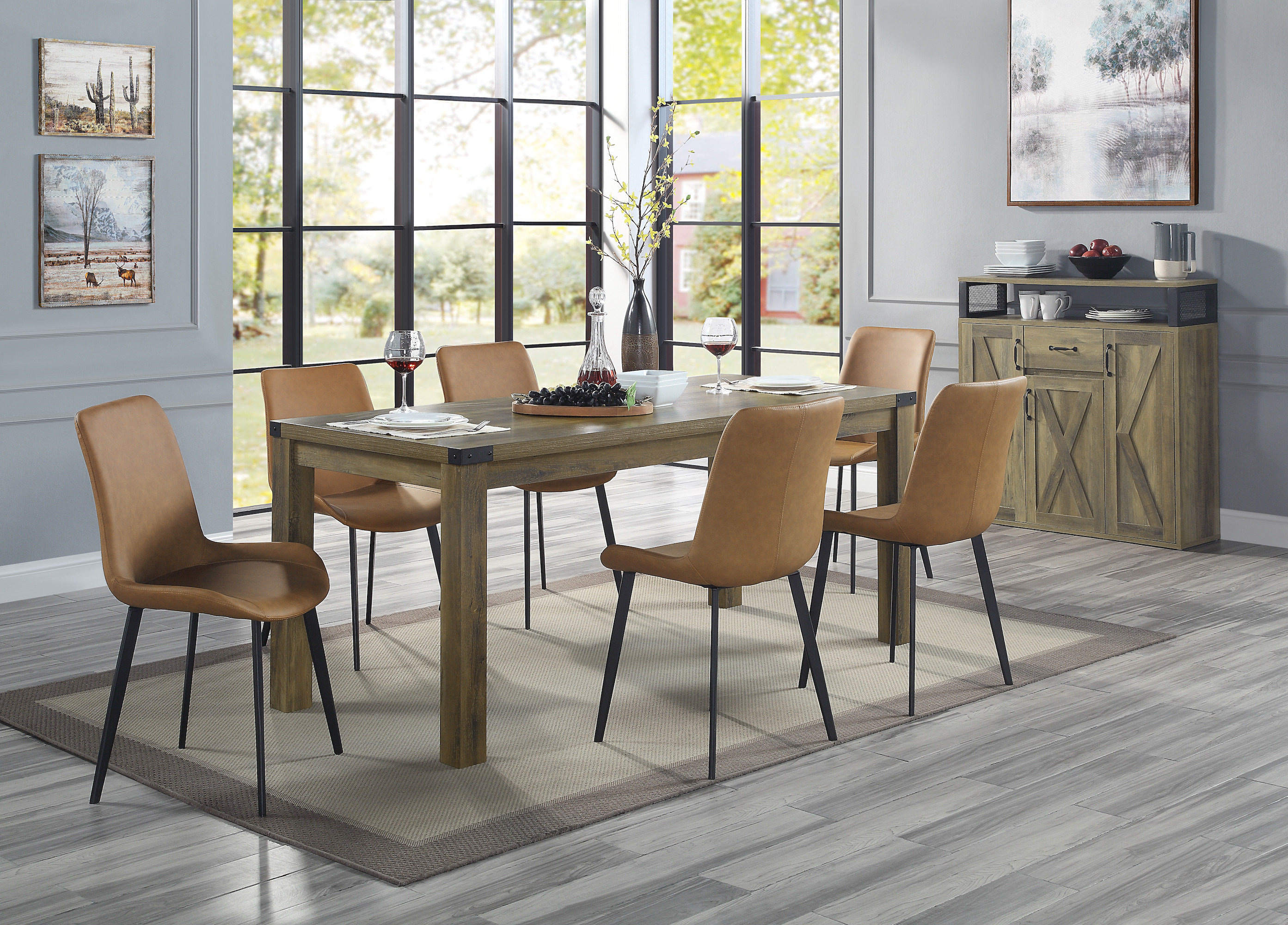 Loon Peak Darroll 6 - Person Dining Set | Wayfair