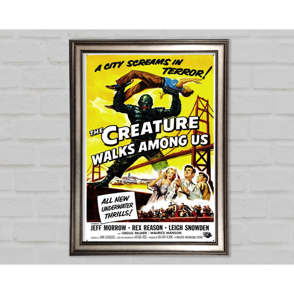 Happy Larry Creature Walks Among Us Poster 1 - Single Picture Frame Art ...