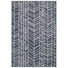 Mercury Row® Anwar Chevron Navy Blue Indoor / Outdoor Area Rug ...