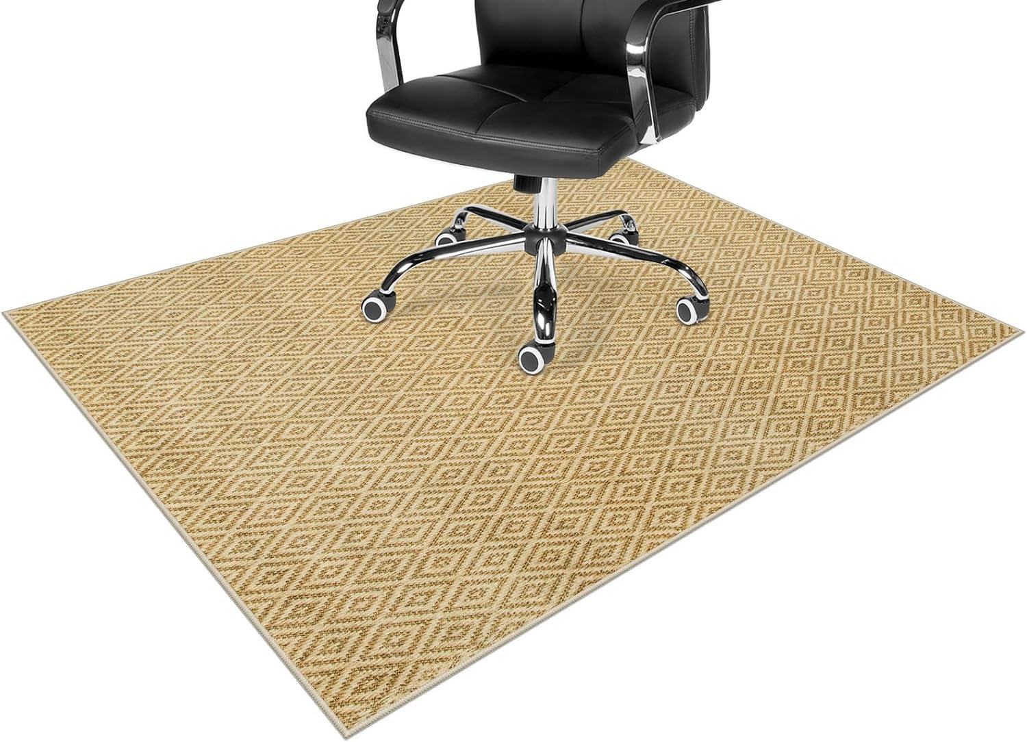 TUTBEN Office Chair Mat For Hardwood Floor And Tile,Low Pile Carpet ...