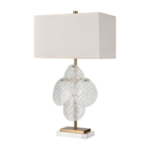 Glass & Clear Rectangle Shaped Table Lamps You'll Love | Wayfair