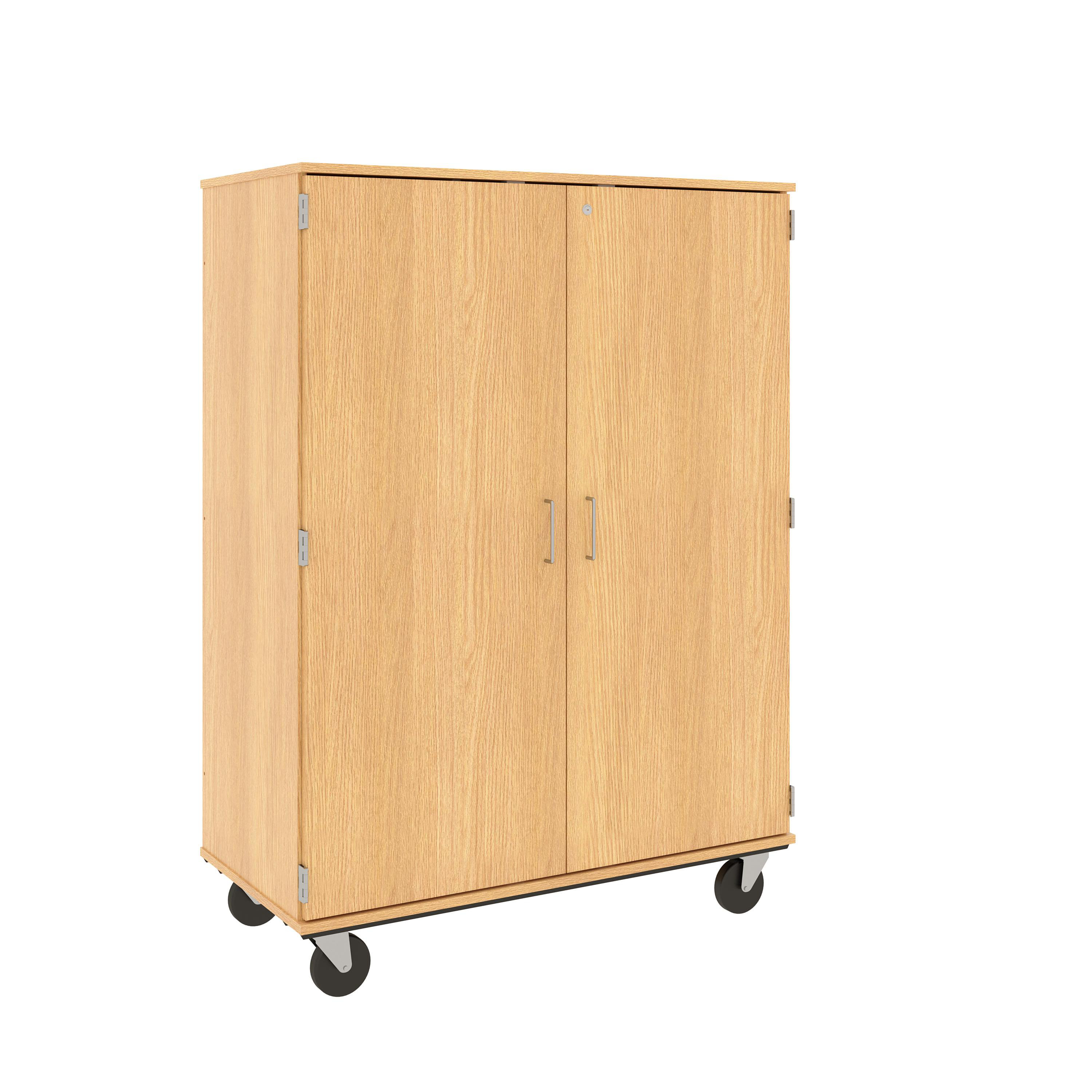 Stevens ID Systems 6 Compartment Classroom Cabinet with Casters ...
