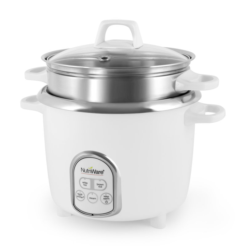 Aroma 7-Cup (Uncooked) / 14-Cup (Cooked) Pot Style NutriWare Digital ...