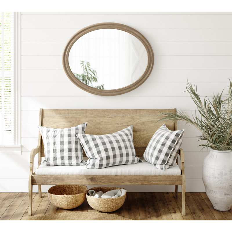 Mistana™ Jorah Distressed Accent Mirror & Reviews | Wayfair