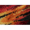 Rug & Kilim Vintage Swedish Rya Runner, Colorful Scandinavian Flame ...