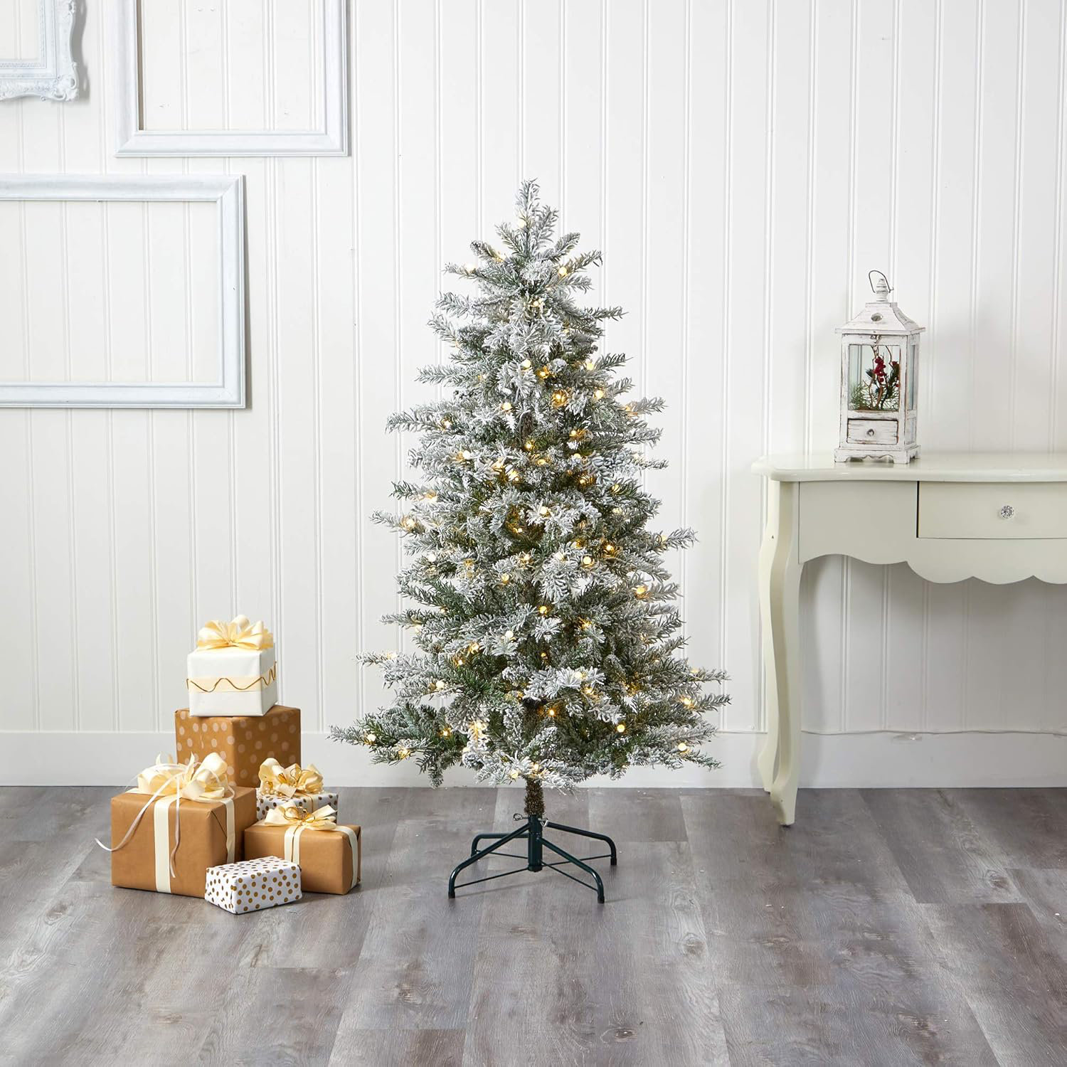 Red Barrel Studio® Slim Flocked Nova Scotia Spruce Artificial Christmas ...