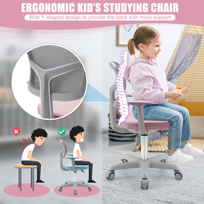 Viv + Rae Kondo Kids Desk / Activity Chair and Ottoman & Reviews | Wayfair